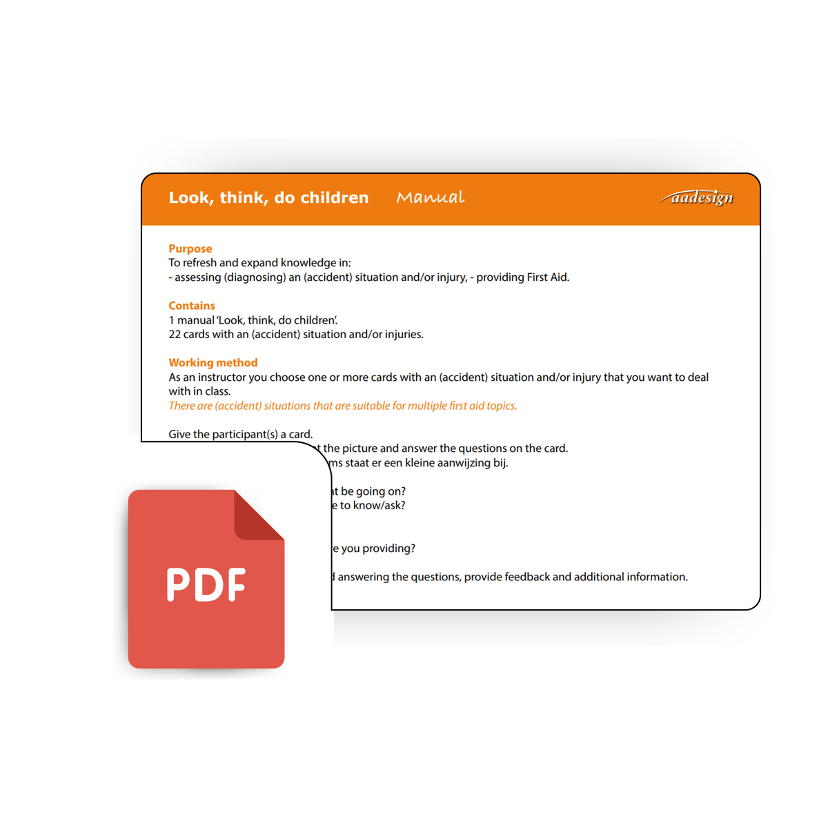 Digitaal Look, think, do children — Edunorm